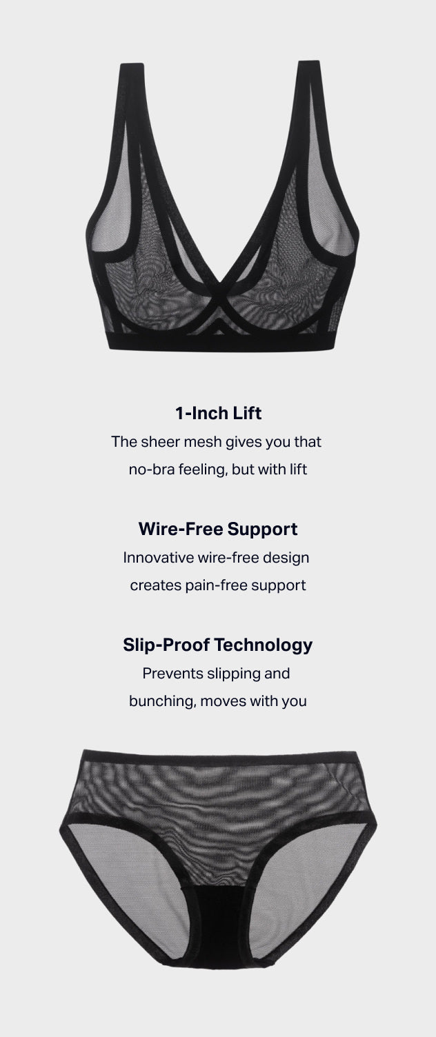 Sheer Bralettes – Lightweight, Wire-Free Comfort – EBY