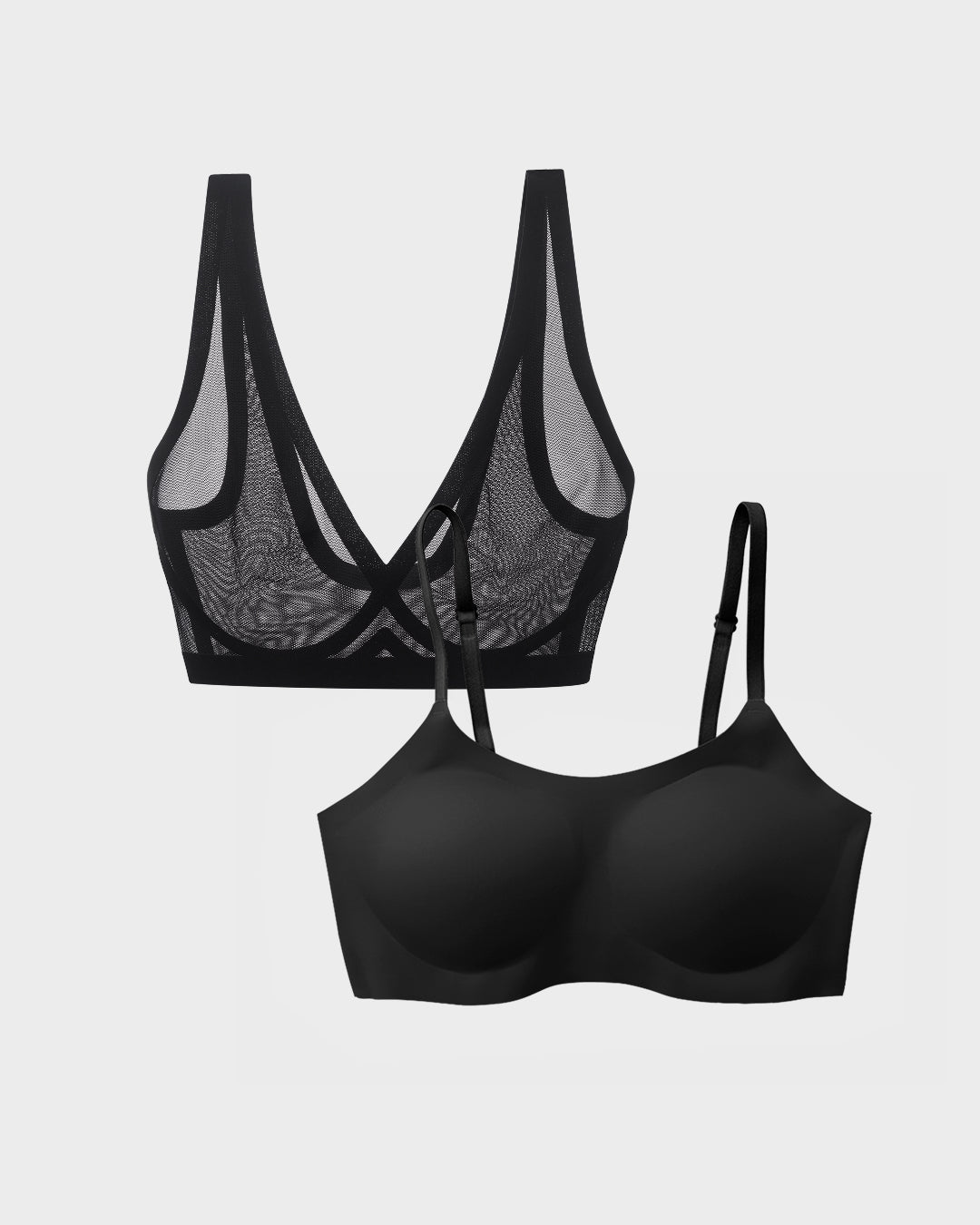 Black Sheer Bralette Bundle - Comfortable Lingerie | EBY